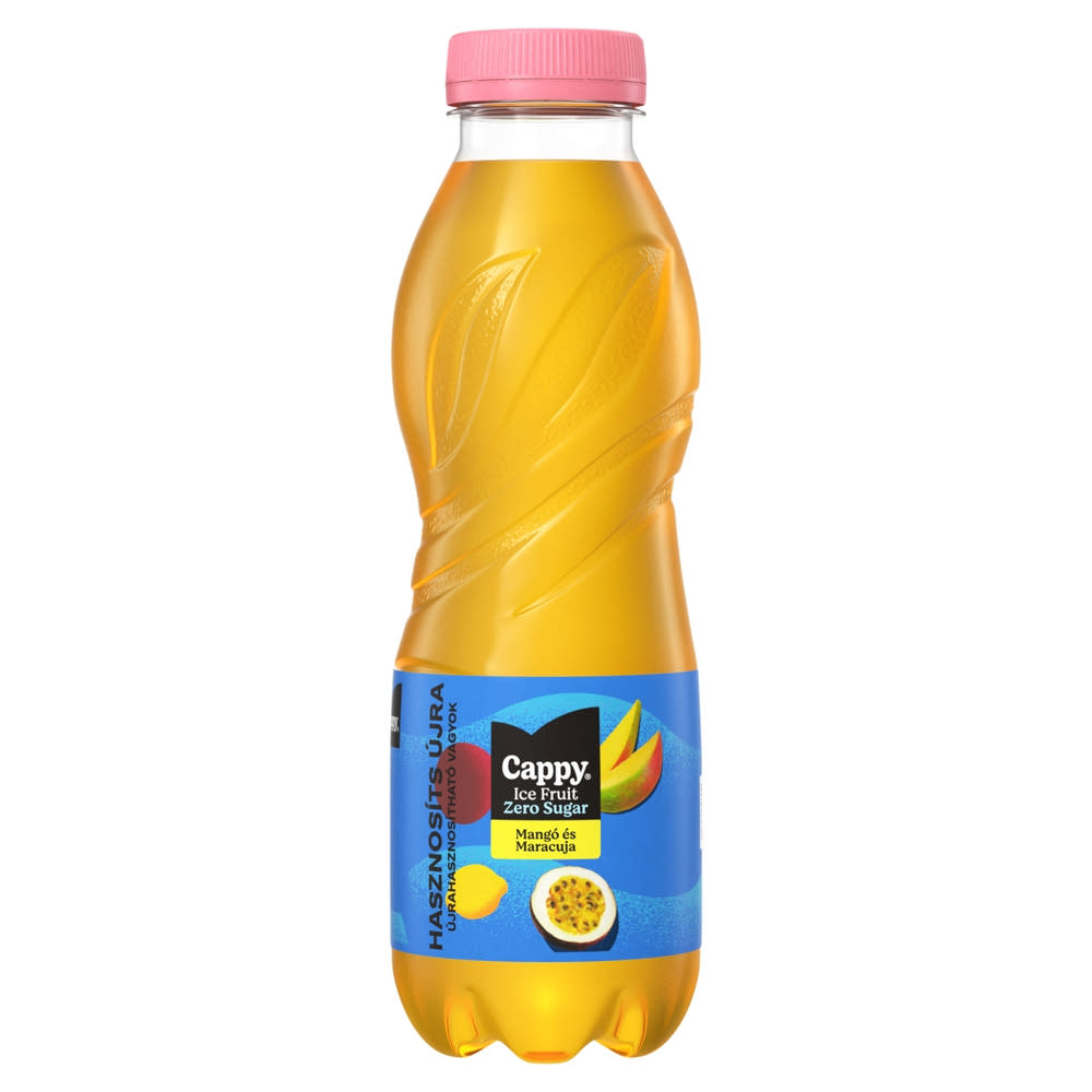 Cappy Ice Fruit Zero Sugar szénsavmentes mangó-maracuja ízű ital - 500 ml