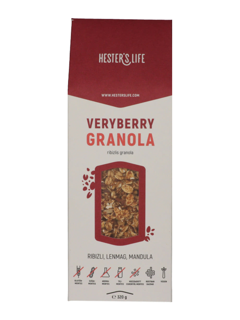 Hester's life veryberry granola - 320 g