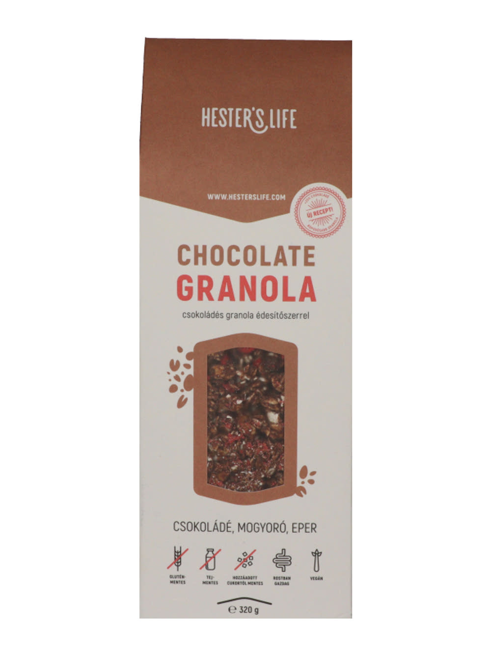 Hester's life chocolate granola - 320 g