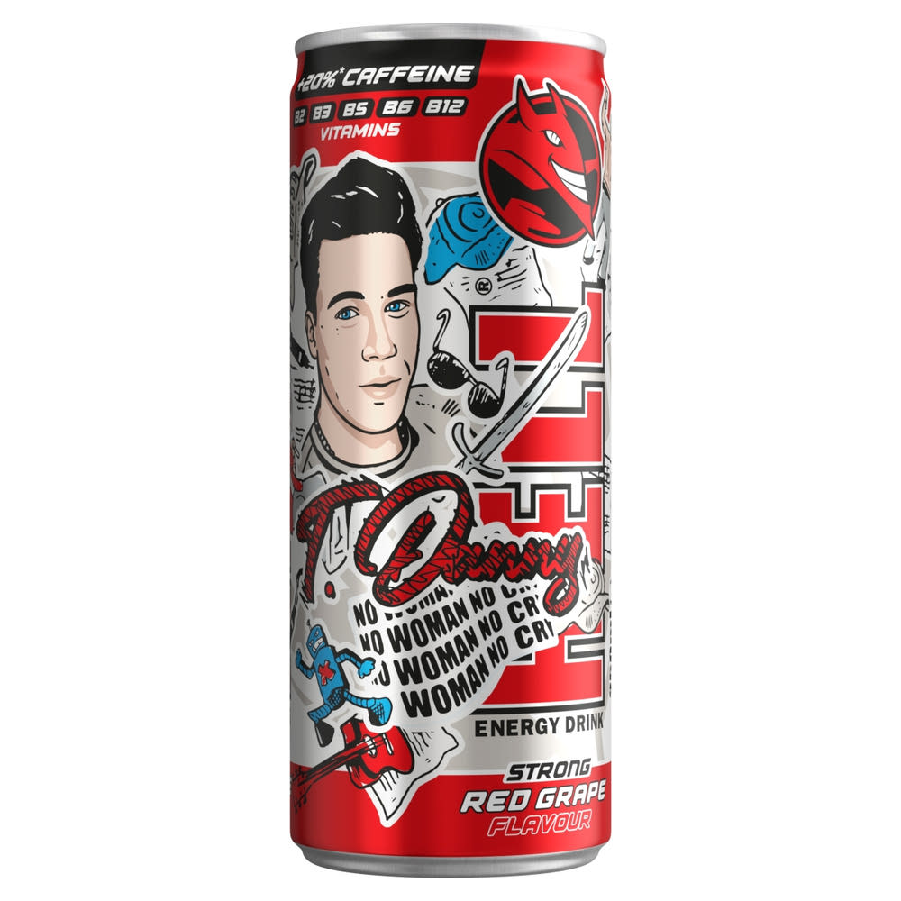 Hell Energy Strong Red Grape koffeintartalmú szénsavas ital - 250 ml