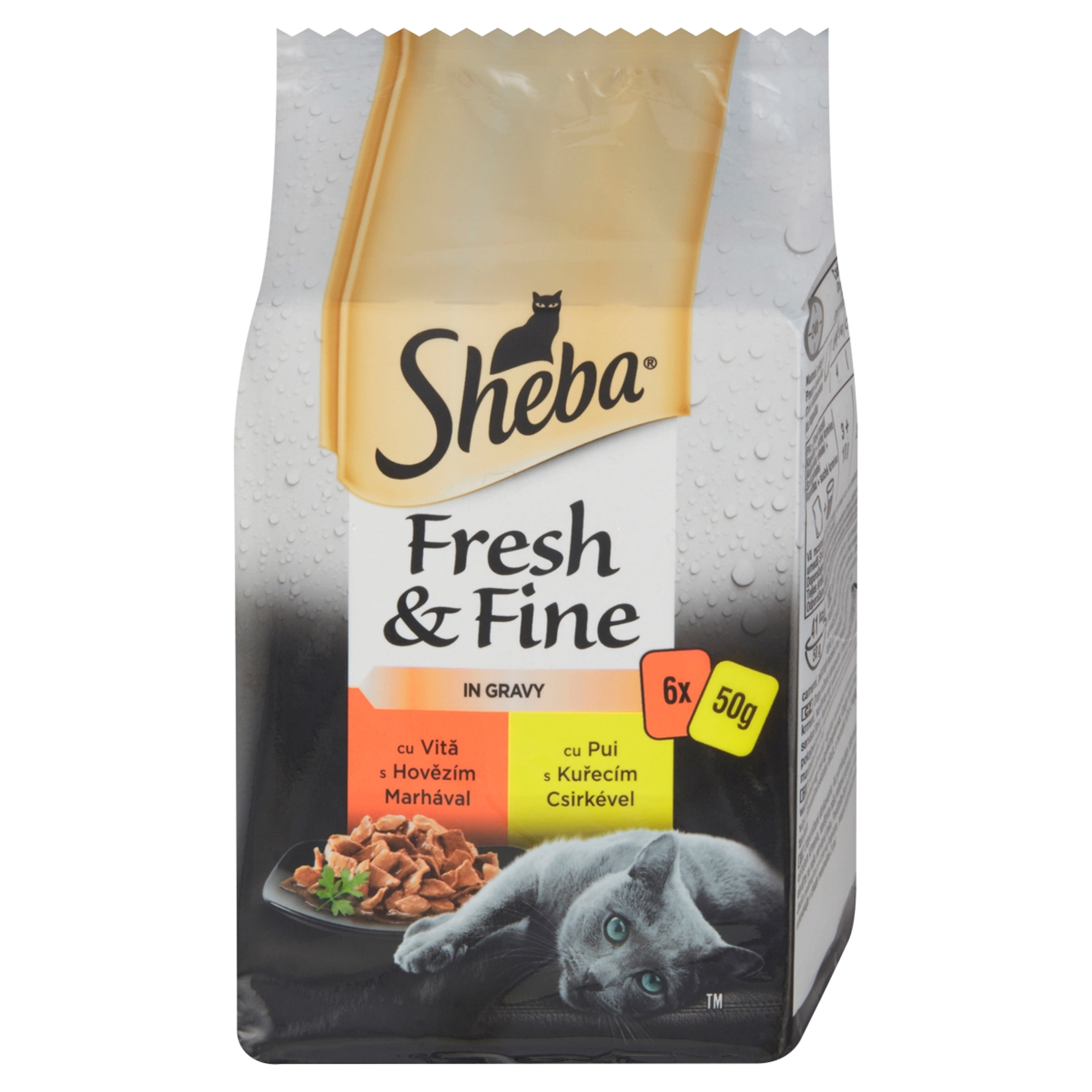 Sheba Fresh & Fine Excluzív felnőtt teljes értékű alutasak macskáknak ...