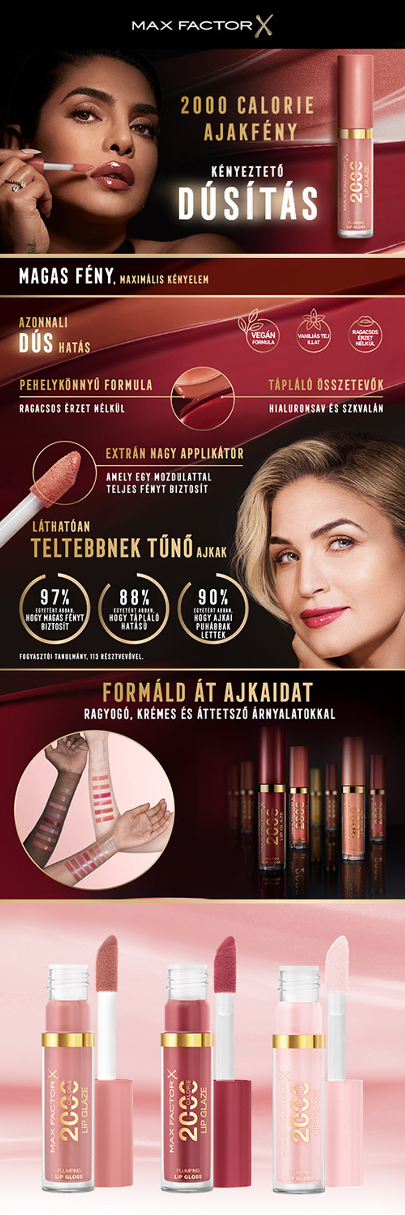 Max Factor 2000 Calorie szájfény /085 - 1 db